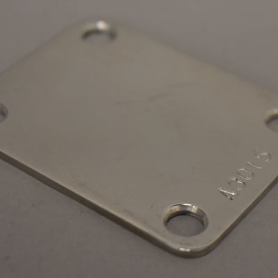 1980s Schecter USA / Serialized Neck Plate 4-Bolt Chrome NOS | Reverb