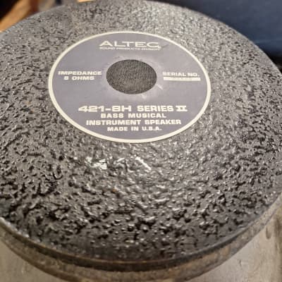 (2) Acoustic 408 Bass Cabinets w/Altec 421 Speakers 1980s - | Reverb