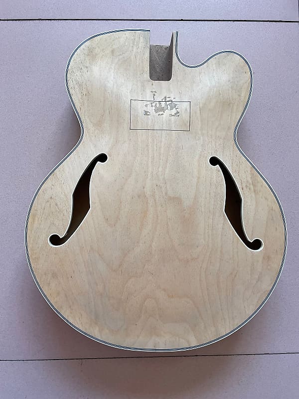 Unfinished Arch Top Hollow Body Jazz Guitar | Reverb