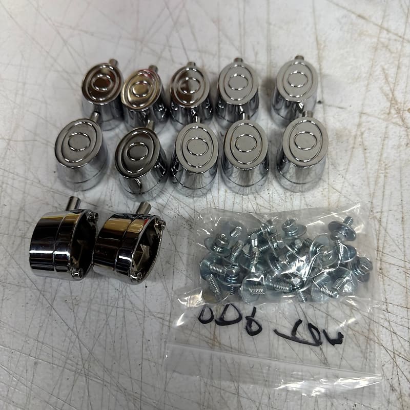 PDP by DW Drum Tom Lugs - Pack of 12 - Chrome - Free Shipping | Reverb