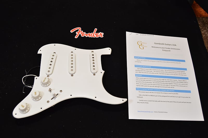 Fender Loaded SQUIER Stratocaster Pickguard with DUAL | Reverb