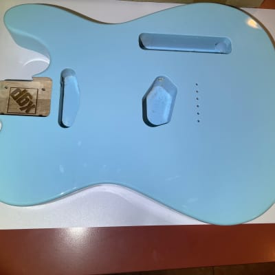 XGP Telecaster bodies - Sonic Blue, Surf Green and Shell Pink | Reverb