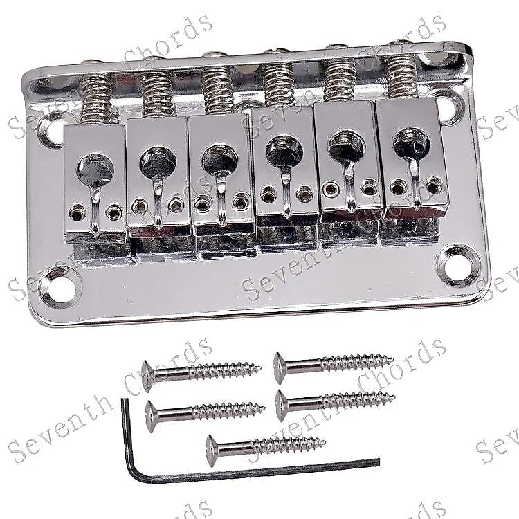 Vintage Guitar Strat Tele Style Fixed Hardtail Bridge in | Reverb