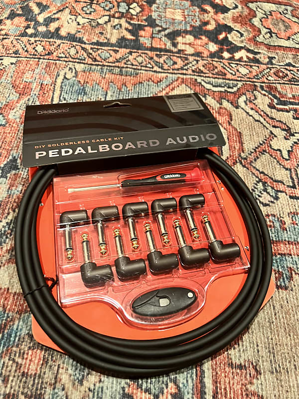 D'Addario DIY Solderless Custom Cable Kit, 10 feet, 10 plugs | Reverb