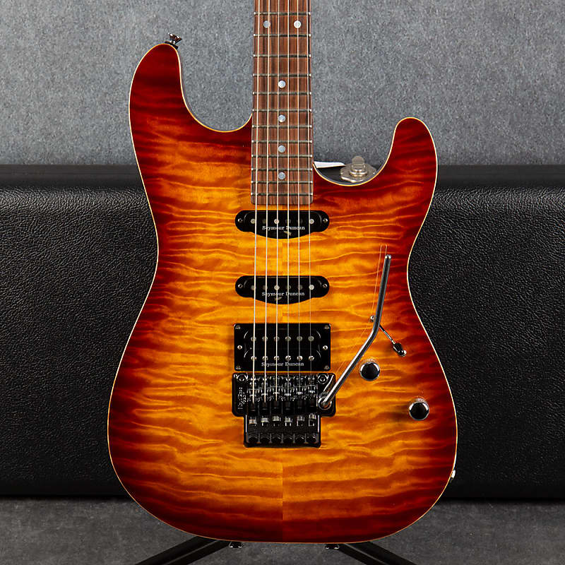 Schecter Custom Shop CET - Quilt Maple - Golden Honey | Reverb UK