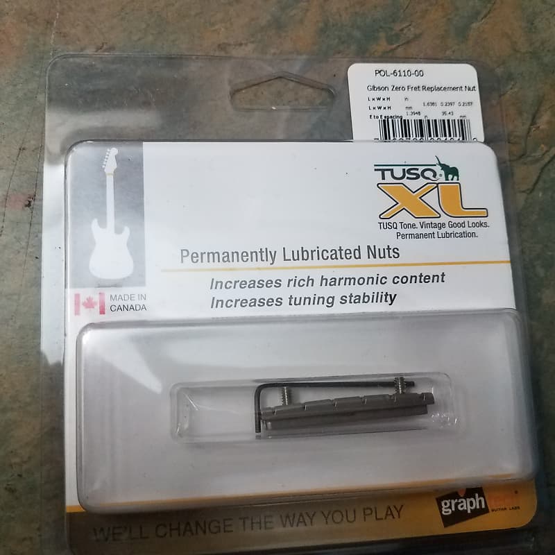 Graph Tech Titanium Zero Fret Replacement Nut | Reverb