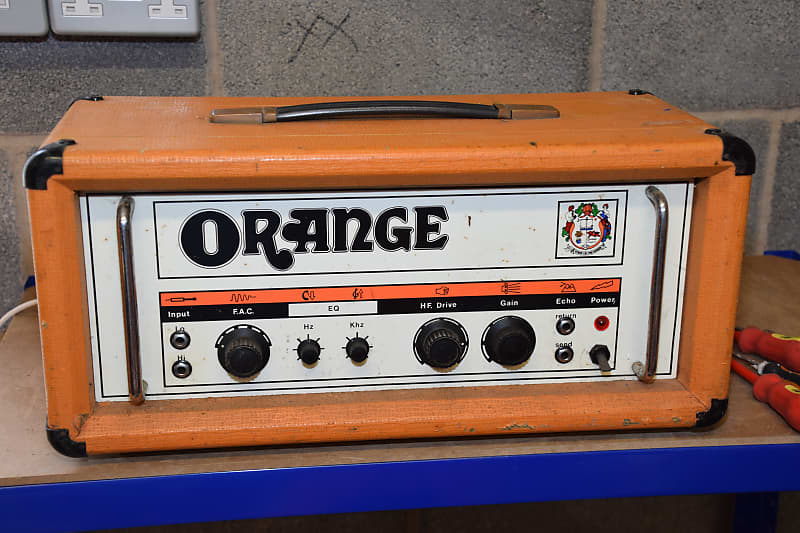 Orange OR80 1970,s Graphic and text amp 1970,s (15) | Reverb
