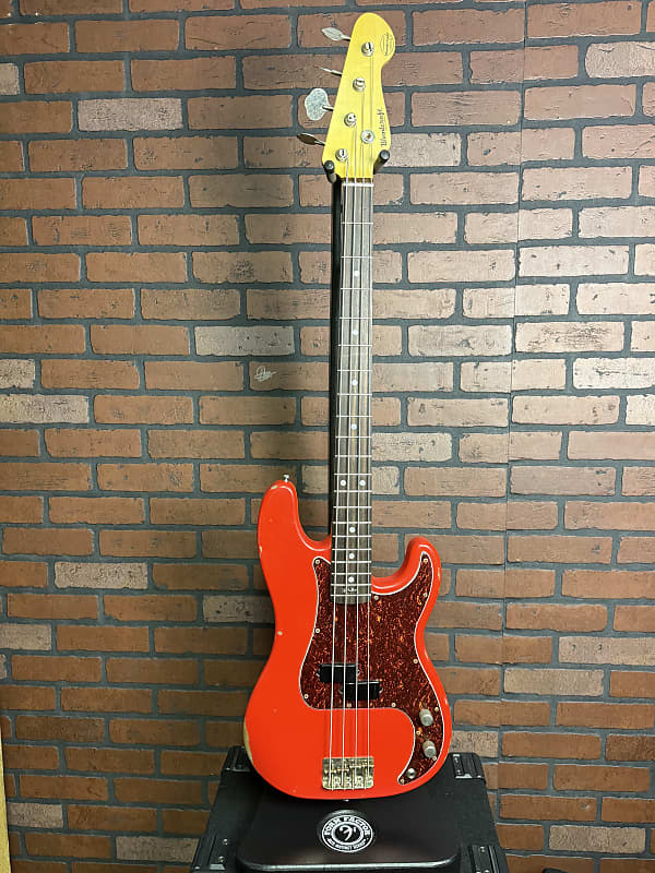 Woodcraft Custom made 4 string P-Bass Electric Bass Guitar - | Reverb