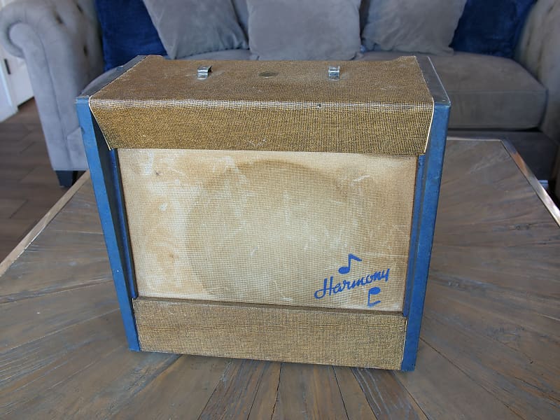 Vintage 1950’s Harmony H205 1x12” Tweed Tube Amp Combo | Reverb