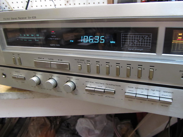 Vintage Technics SA-828 Top Line 100WPC Receiver, | Reverb