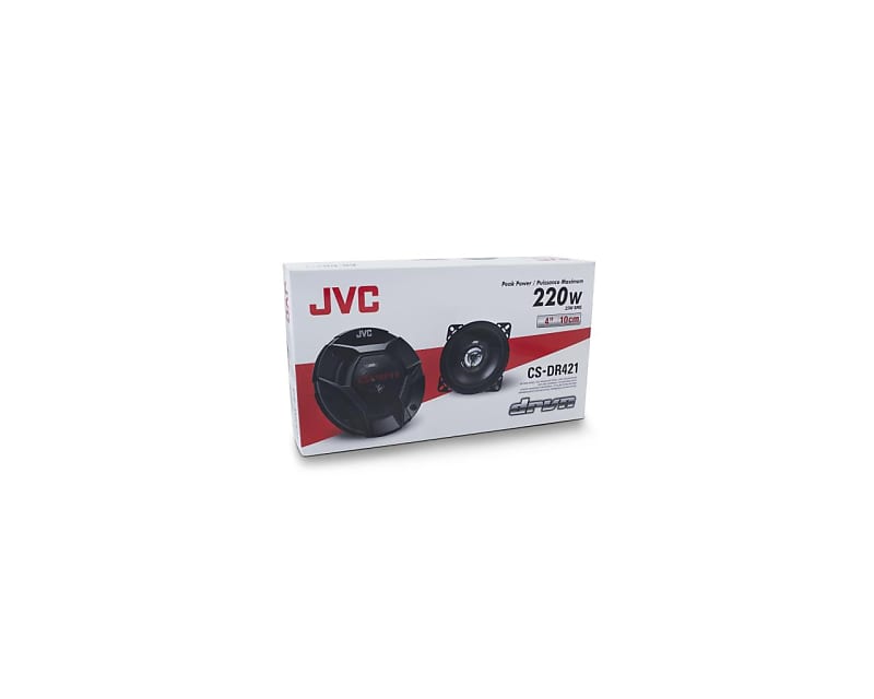 Jvc CS-DR421 440W Peak (70W RMS) 4" DRVN Series 2-Way Coaxial | Reverb