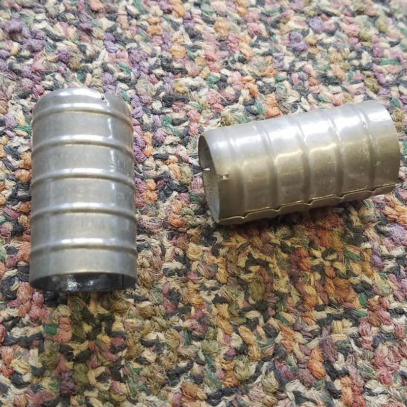 Unknown Pair (2) Tube Shields 6AU6 7-pin Wrap W20-02 Vintage | Reverb