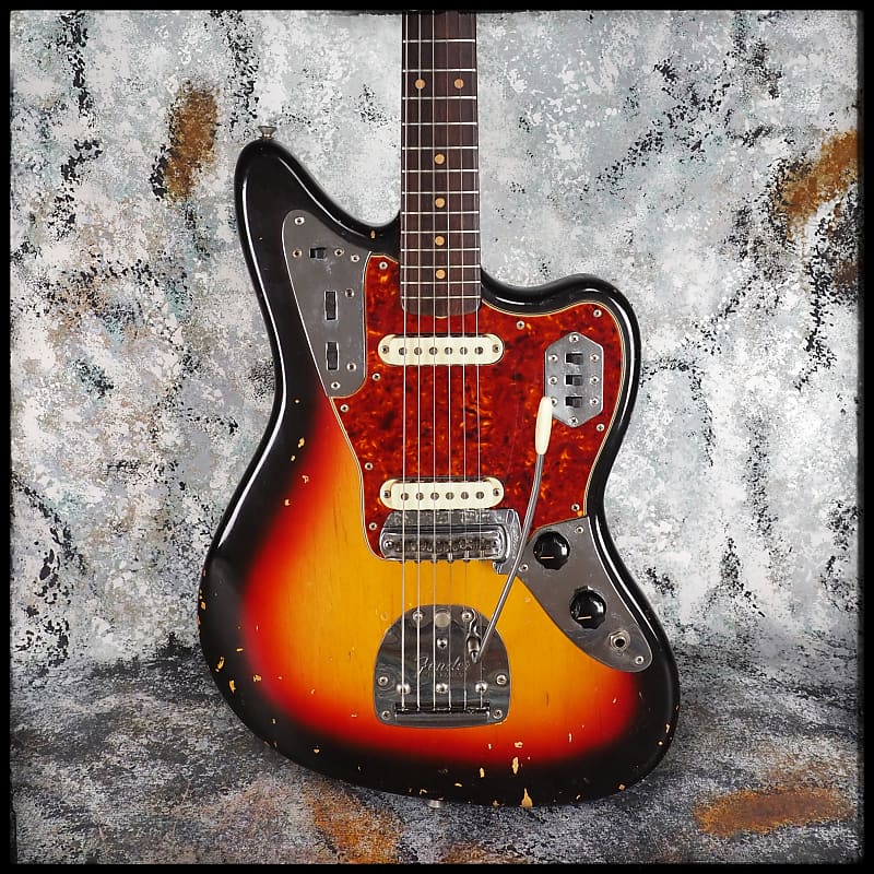 1963 Fender Jaguar - 3 Color Sunburst (All Original with | Reverb