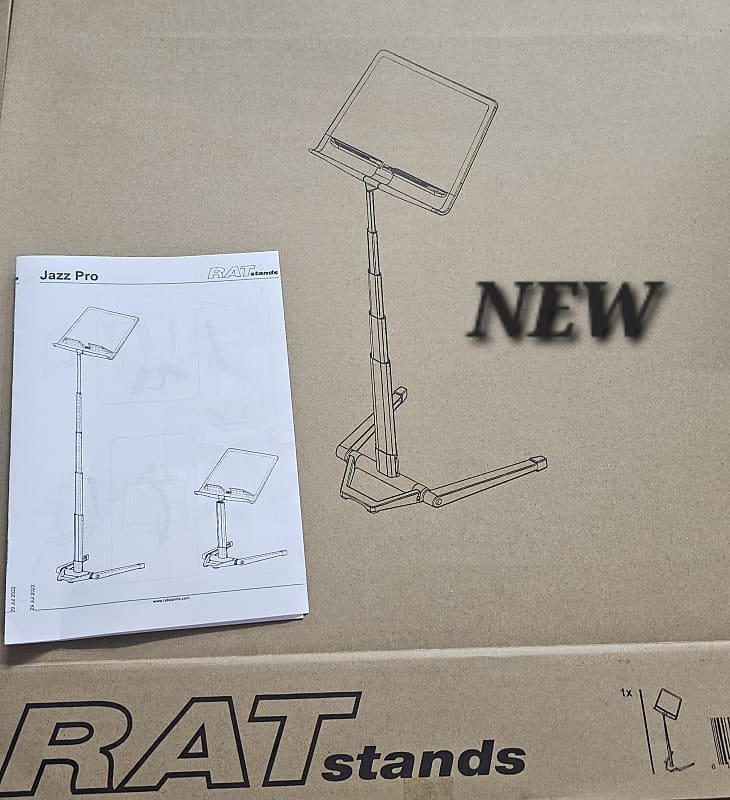 Ratstands 69Q14 Jazz Pro Orchestra Sheet Music Stand NEW | Reverb