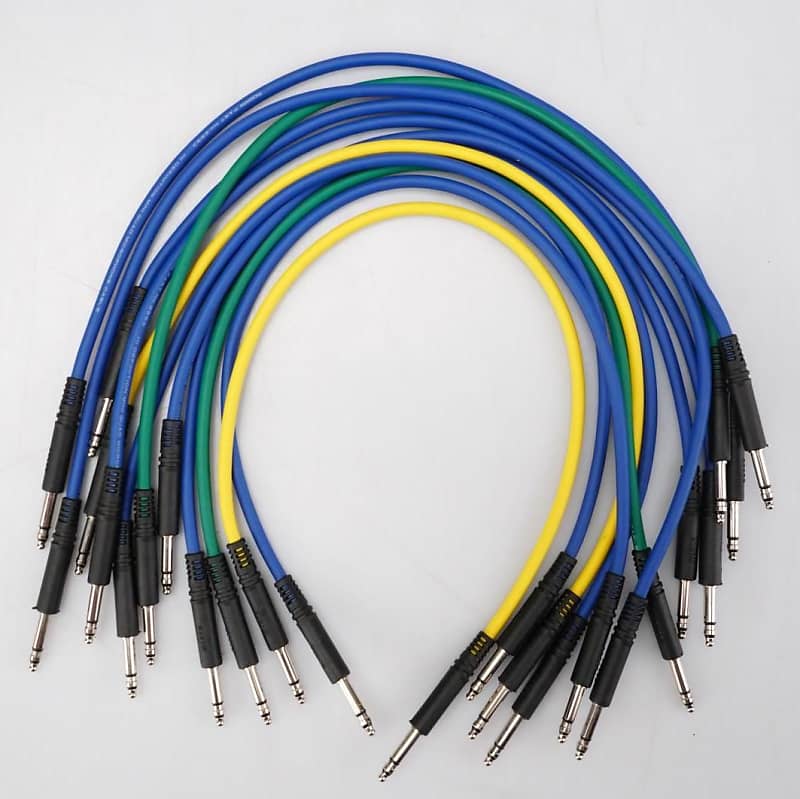 12 1.5' 18" Mogami 2893 Tiny Telephone TT Patch Cables | Reverb