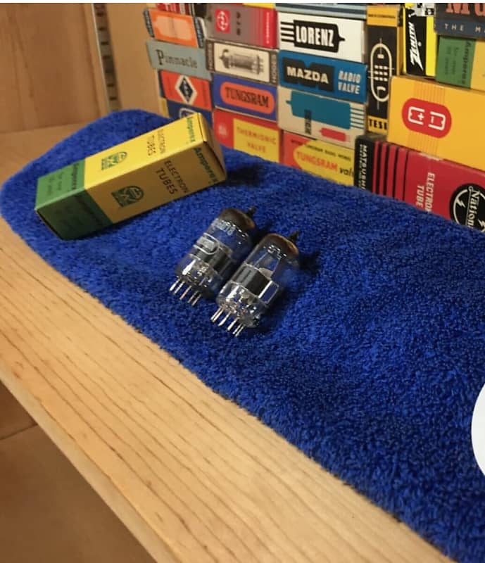 2 NOS Philips Aframe 6DJ8 ECC88 Preamp AudioTubes | Reverb Australia