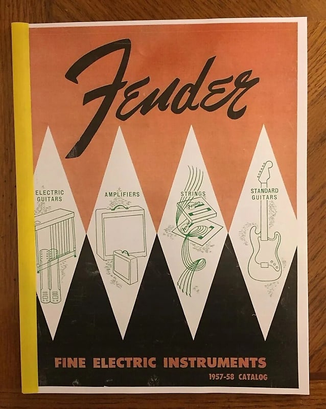 Vintage 1957-1958 Fender Fine Electric Instruments REPLICA | Reverb