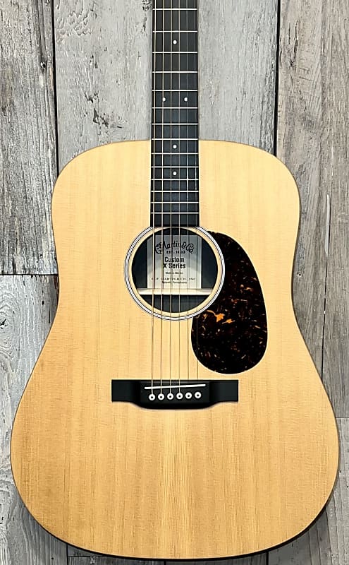 Martin Custom X Series Dreadnaught 2016 Natural Satin | Reverb