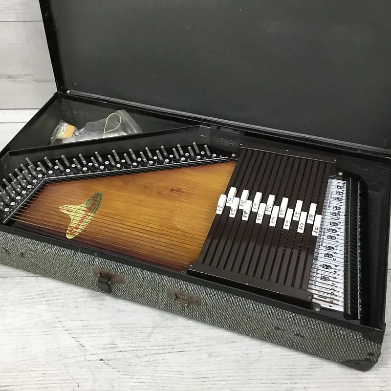 Rhythm Band Chromaharp Autoharp - Sunburst w/ Case | Reverb