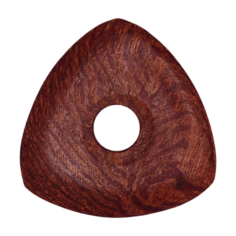 Mahogany Wood Guitar Or Bass Pick - 4.0 mm Ultra Heavy | Reverb UK