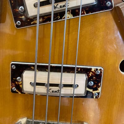 Kent Model 822 Hollow Body Bass Guitar MIJ (1960's) | Reverb