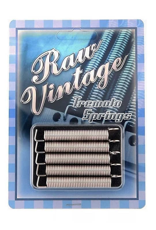 RAW VINTAGE RVTS-1 TREM SPRINGS (5-pc Set) FOR FENDER | Reverb UK