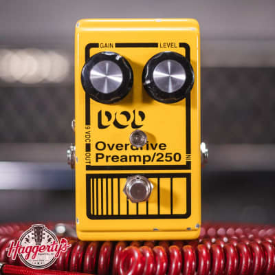 Used DOD Pre Amp 250 Overdrive With LED MOD Guitar Effect | Reverb
