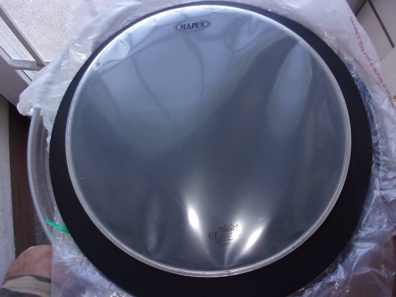Mapex Logo 13" Remo UT Snare Side Drum Head clear new open | Reverb
