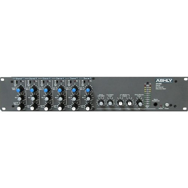 Ashly MX-406 MicLine Mixer Six Channel 2 Band EQ Balanced | Reverb UK