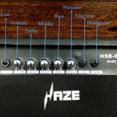 Haze HSB60 60W Electric/Acoustic Bass Guitar | Reverb Australia