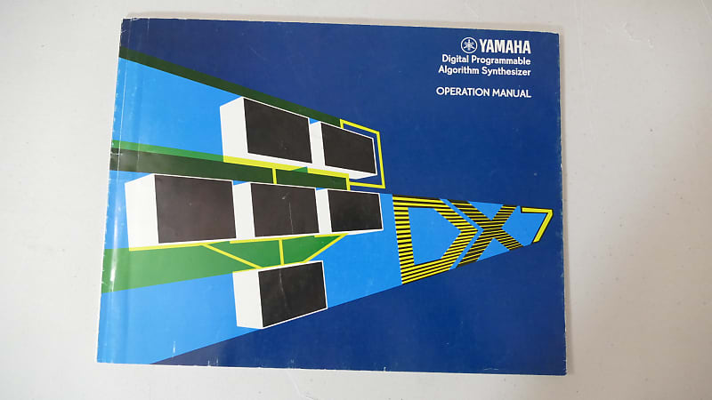 Yamaha DX7 Original Manual - Super Fresh Mint Condition | Reverb