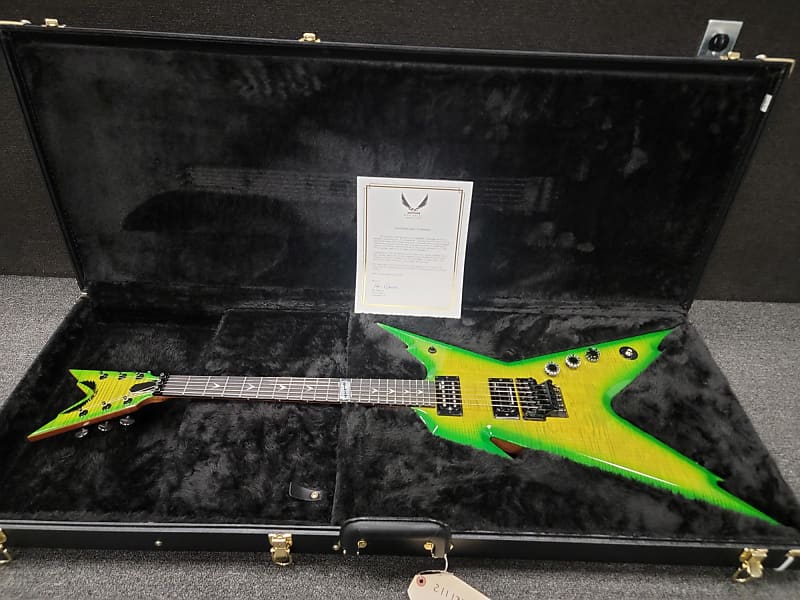 Dean 2023 USA Razorback Dime Slime Green - BRAND NEW - IN | Reverb