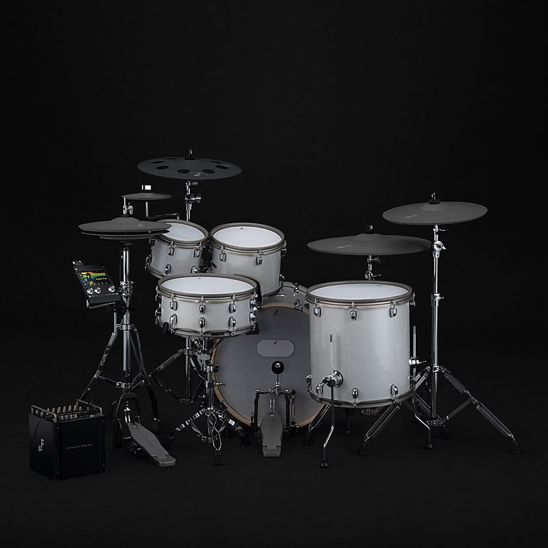 EFNOTE PRO 702 Modern Electronic Drum Set White Sparkle | Reverb