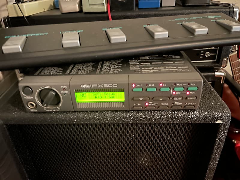 Yamaha FX500 w/ MFC06 Slowdive Shoegaze Half Rack Effects | Reverb
