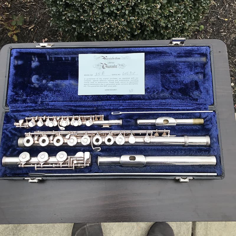 Gemeinhardt 3SB Silver Flute/Plated Piccolo Combo Silver | Reverb