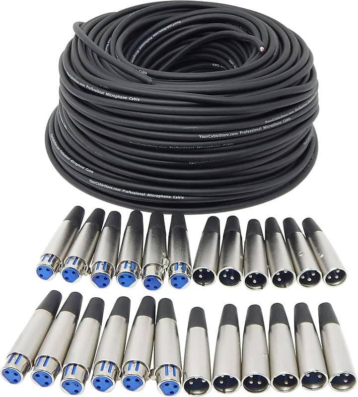 DIY Make Your Own Custom Length XLR Cable Kit 250 Ft Of 28 | Reverb
