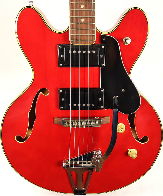 Vintage 1960's Teisco Tempo 335 Hollowbody Electric Guitar | Reverb