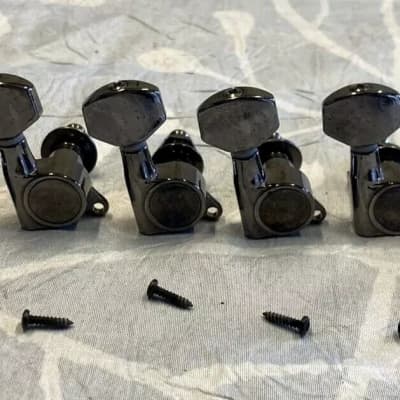 GOTOH / SCHALLER STYLE 6 INLINE RIGHT HANDED SMOKED CHROME / | Reverb