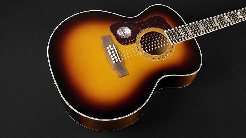 Guild F-412 Burst D-TAR Lefty - Antique Burst | Reverb