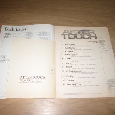 Yamaha Aftertouch Magazine’s -80s-Original Vintage | Reverb