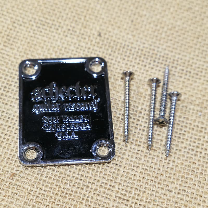 Neck Plate Black, 2021 Schecter Nick Johnston Schecter | Reverb