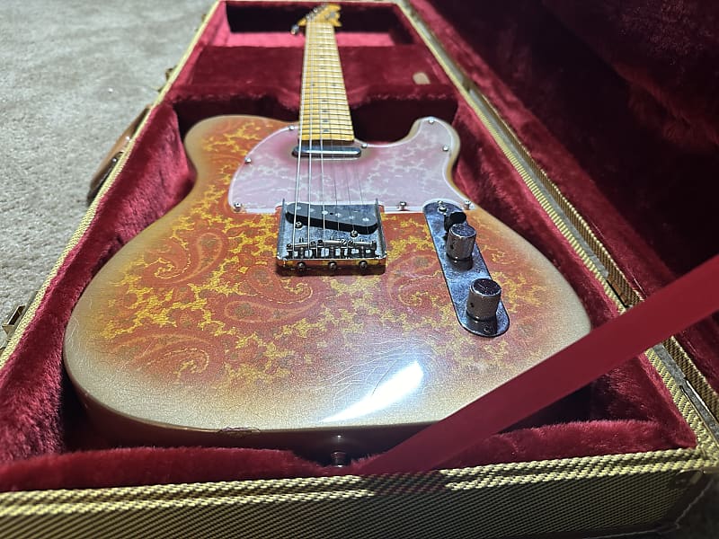 Crook Telecaster 2000s - Pink Paisley | Reverb