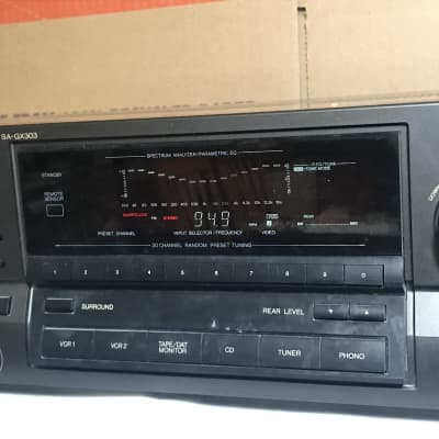 Technics SA-GX303 New Class A+ Stereo Receiver Black | Reverb