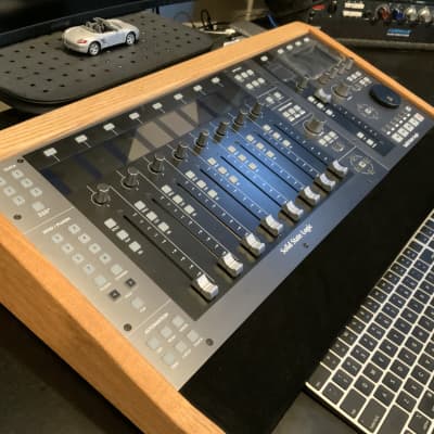 Mix Ends Double bay stand for SSL UF8 & UF1 2023 - Solid Oak | Reverb