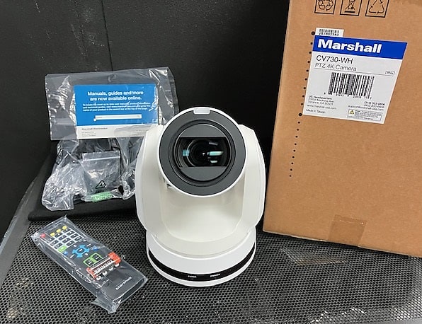 Marshall Electronics CV730-WH UHD 4K60 IP PTZ Camera with 30x | Reverb