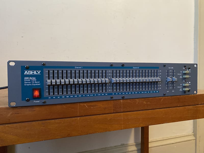 Ashly GQX 1502 Stereo 30 Band Professional Graphic Equalizer. | Reverb