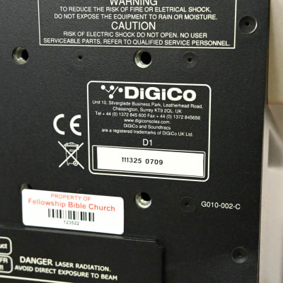 DiGiCo D1 Live Digital Mixing Console CG01MLK *ASK FOR | Reverb