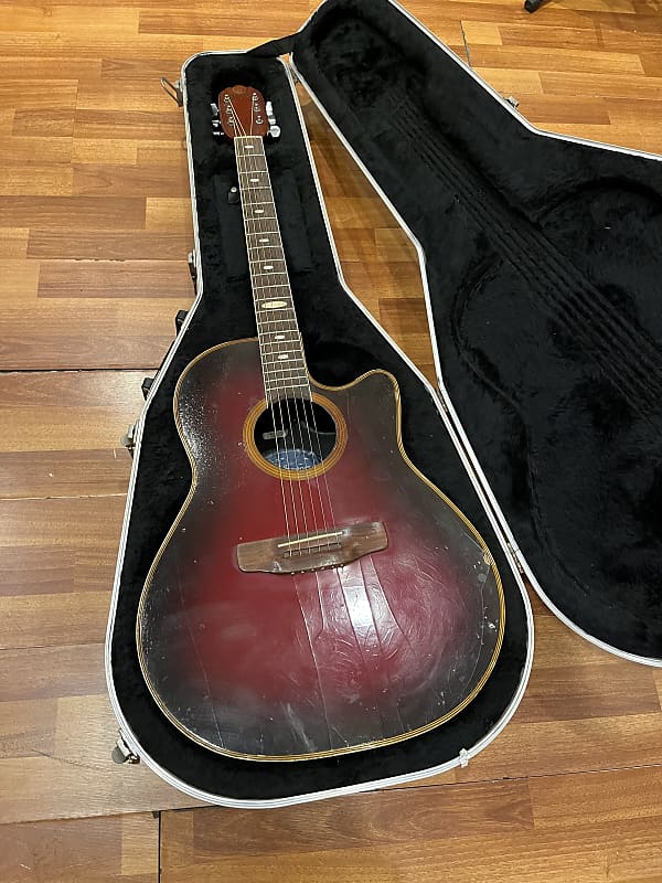 RARE Applause AE-36 1980s Red Burst | Reverb