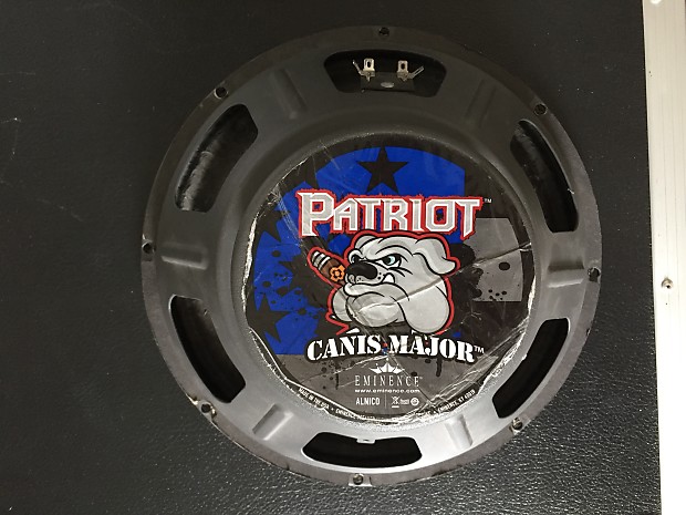Eminence Canis Major 8 ohm 12" Alnico Speaker Hemp Cone MADE | Reverb