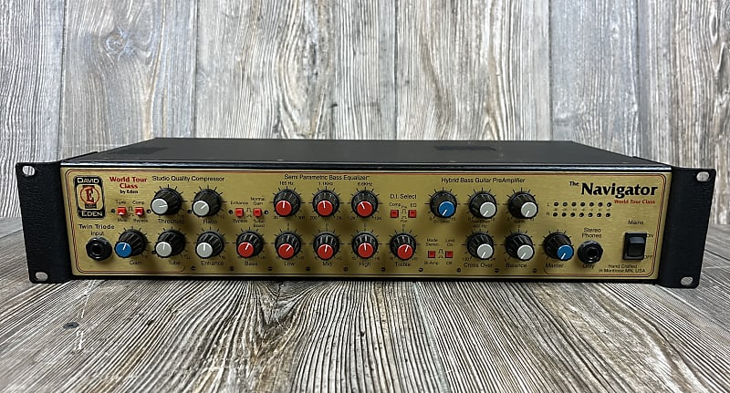 *USED* David Eden WP-100 Navigator Rack Mount Bass Preamp | Reverb